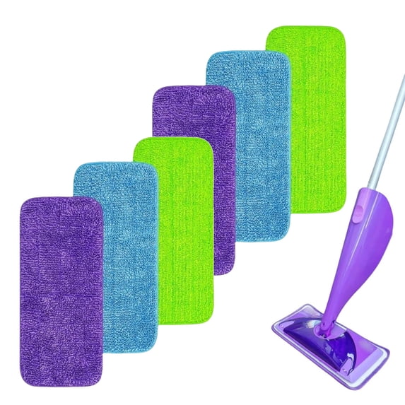 Reusable Mop Pads Compatible with SwifferWetJetMop - Wet Pads 60 Packs ...