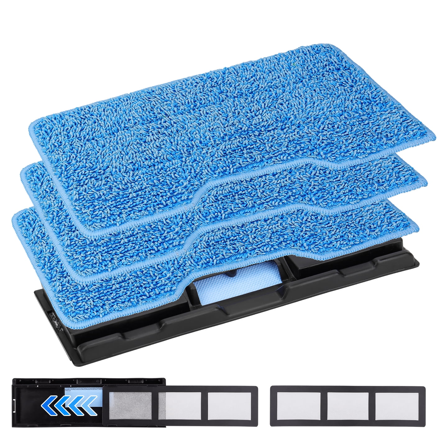 Reusable Mop Pads Compatible with Shark Wet Vacmop/Vacuum Mop Vac/Vac ...