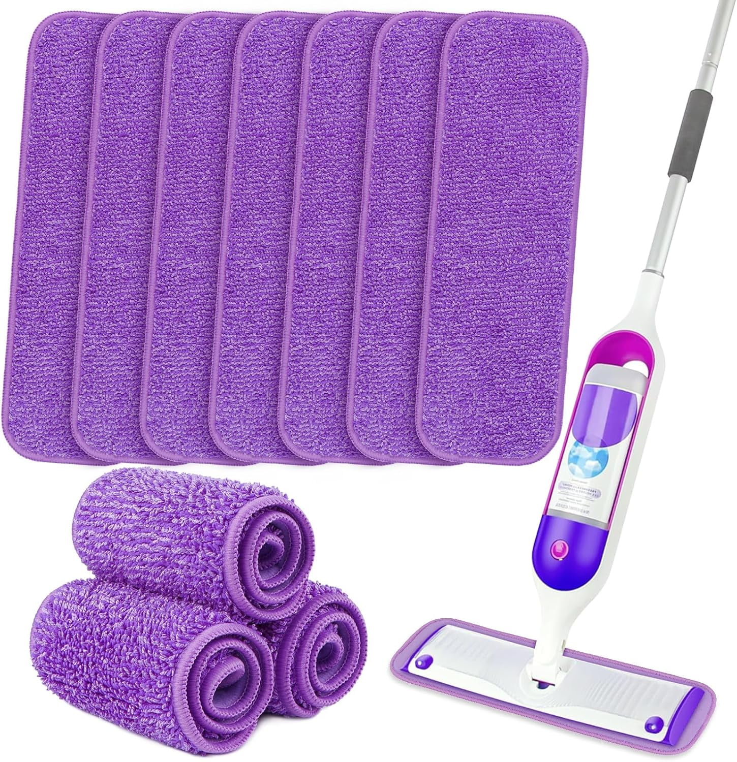 Reusable Mop Pads for PowerMop, 10 Pack Power Mop Pads Refills for 13 ...