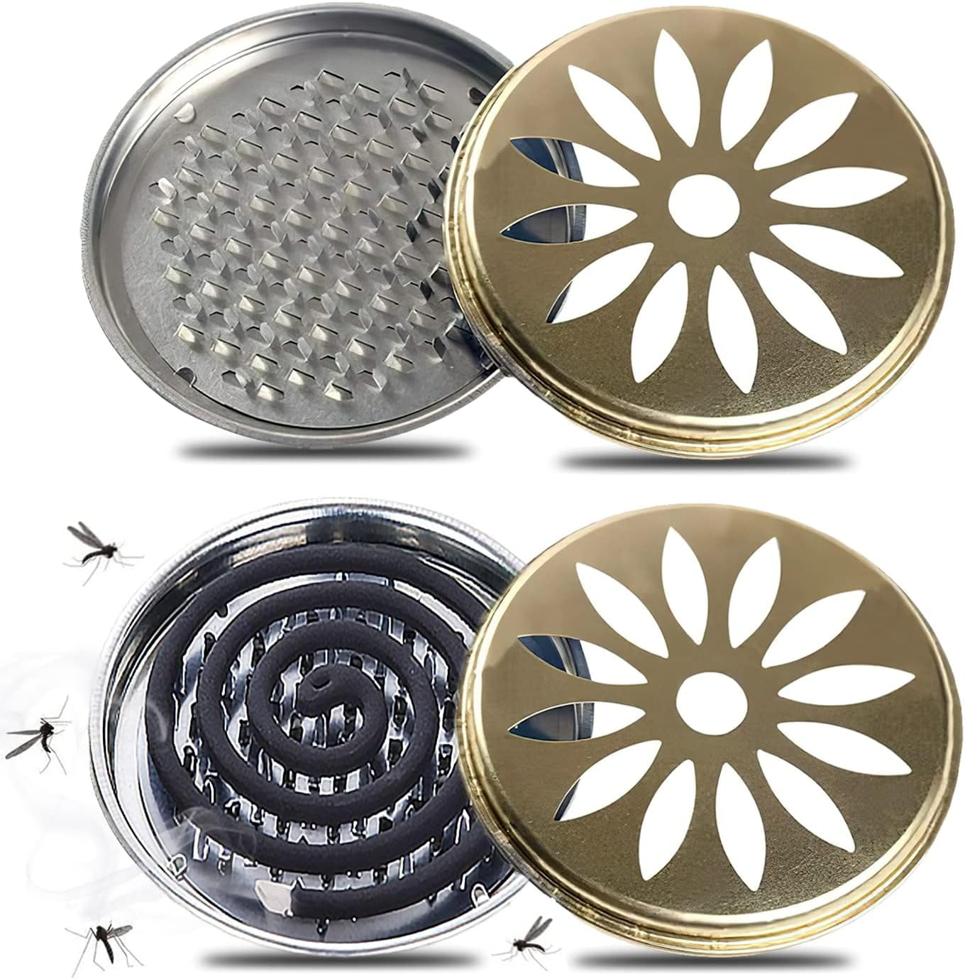 Reusable Mosquito Coil Holder For Camping, Hiking, And Patio Use, With ...