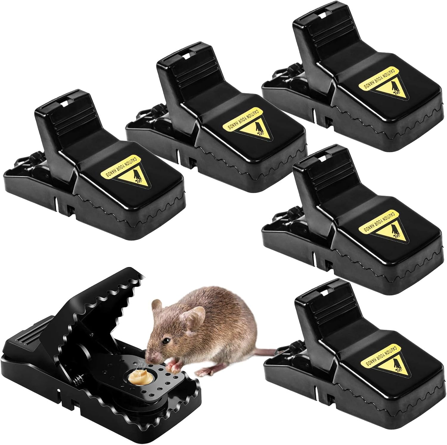 Reusable Mouse Traps, Indoor Outdoor Use With High Sensitivity, Easy ...