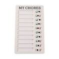 Reusable My Chores Checklist Daily Planner Memo Plastic Board Chore Chart Responsibility ...