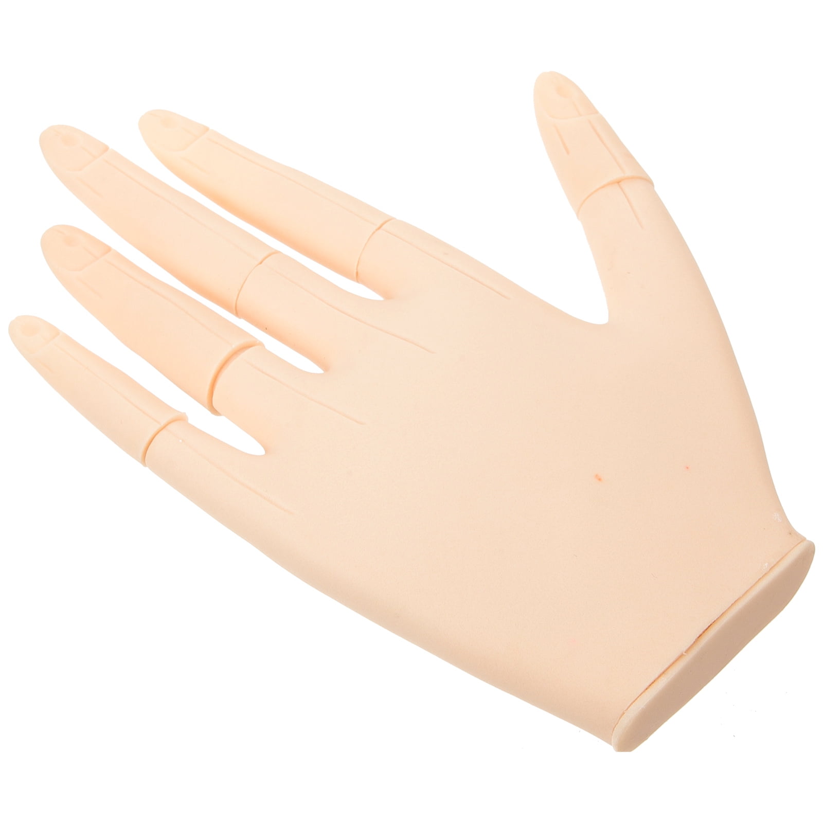 Reusable Nail Practice Hand Silicone Fingernail Practice Hand Nail ...