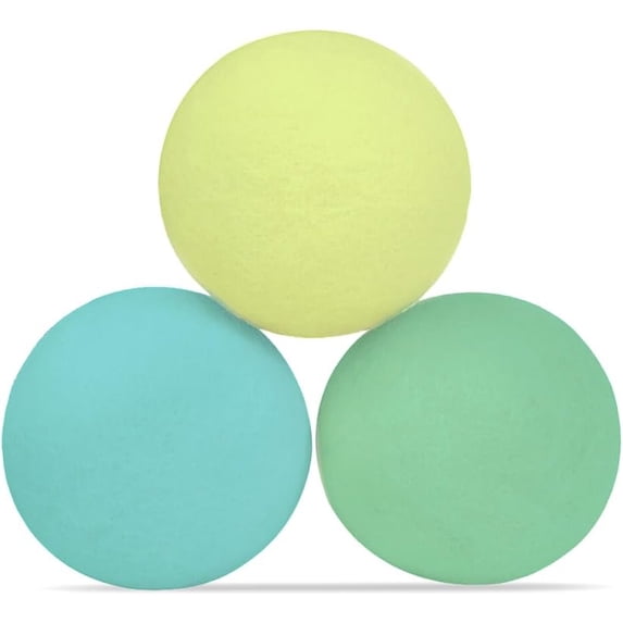 Reusable New Zealand Wool Dryer Balls 3-Pack - Reduces Drying Time ...