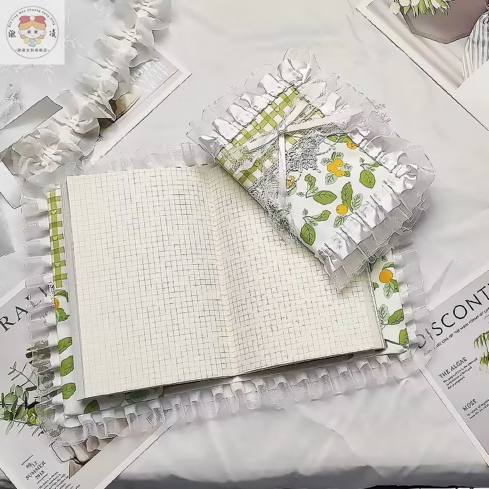 Reusable Notebook Cover Cloth Notebook Cover Dairy Notebook Cover Lace ...