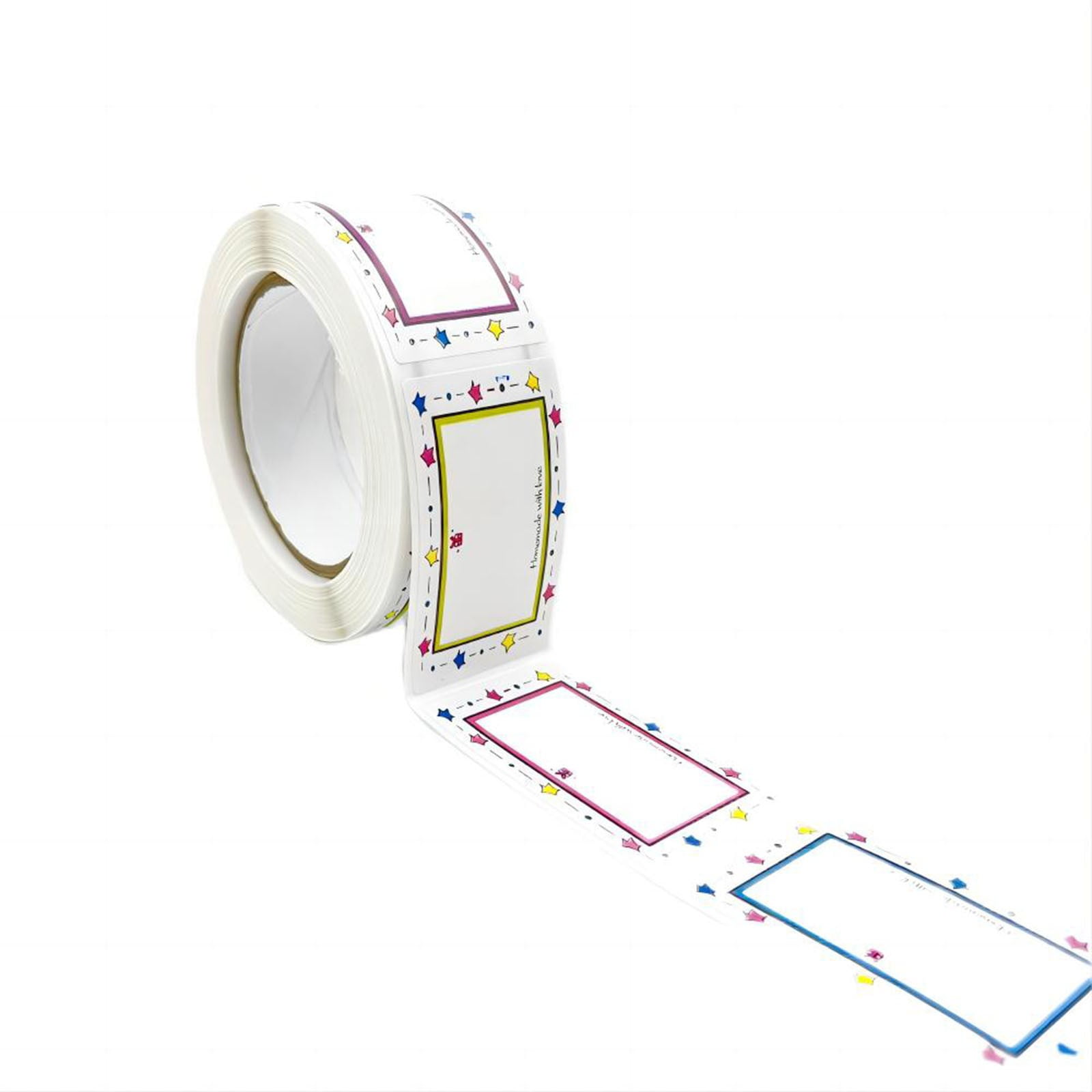 Colorful Blank Stickers for Handwritten Markings Roll Packed ...