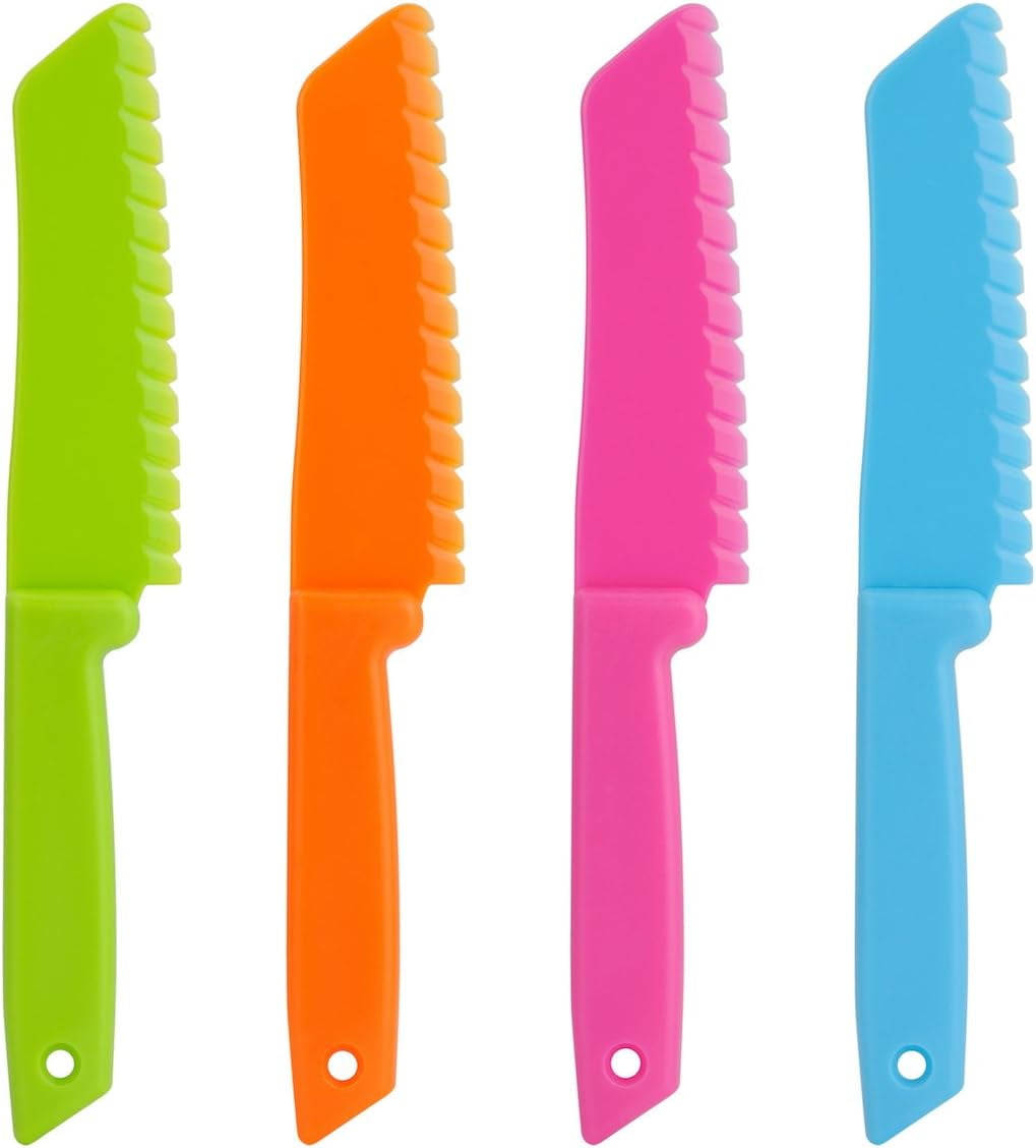 Reusable Nylon Chef Knife Set, Safe Cooking Knives For Children With ...