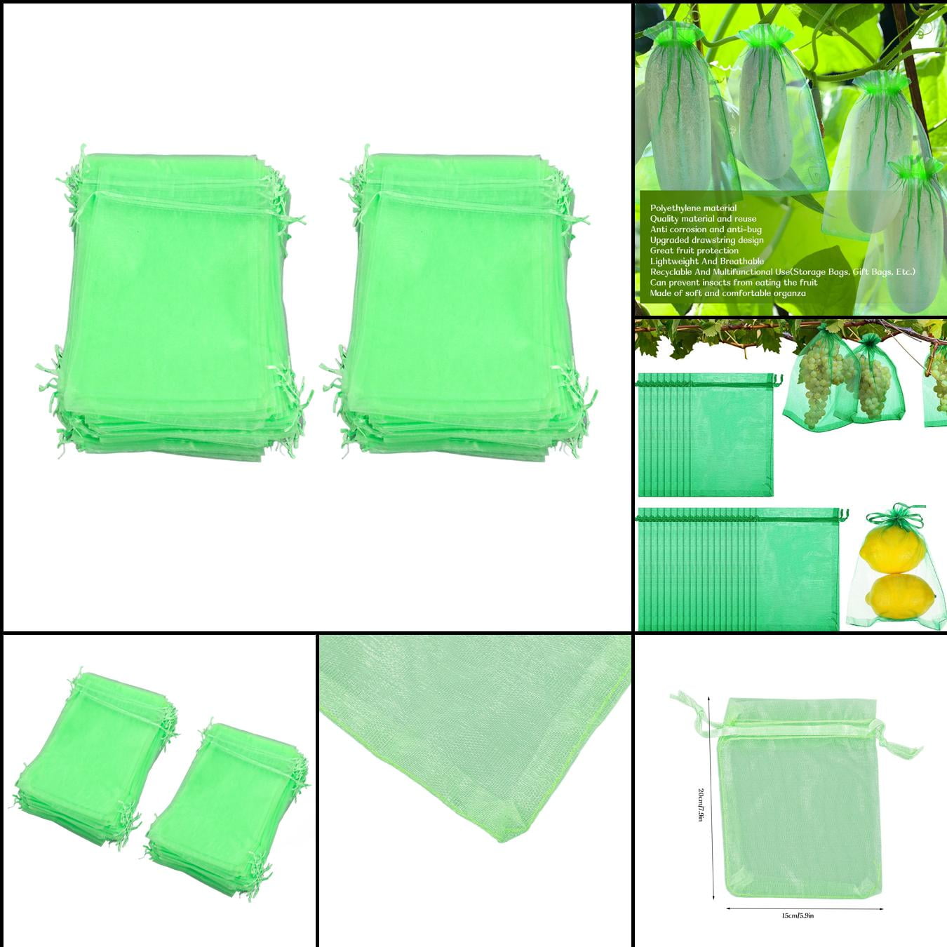 Reusable Organza Fruit Bags , Protect Apples, Pears More From Pests ...