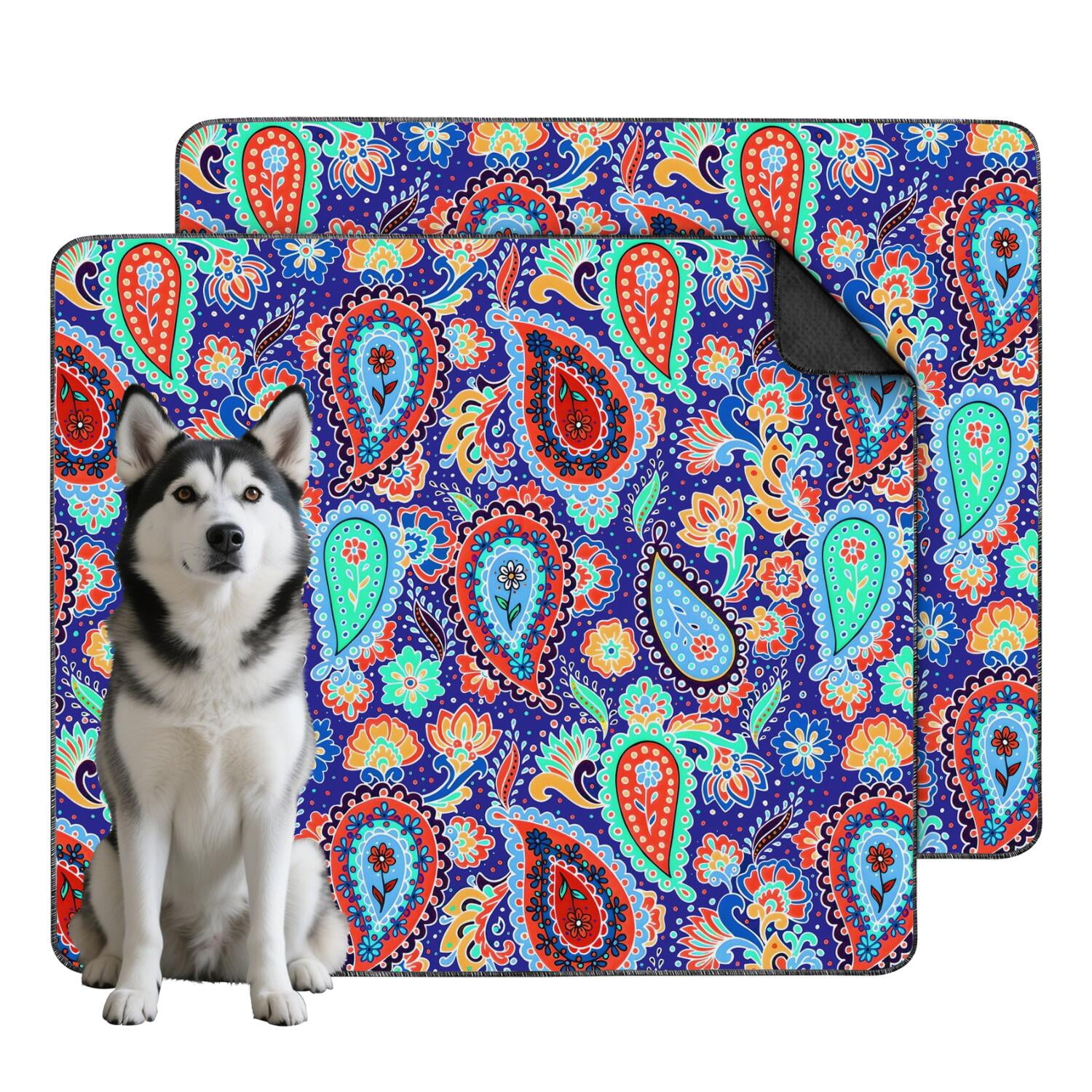 Reusable Pad for Dog Kennel Floor, 35x41 Washable Pee Pad with Non-Slip ...