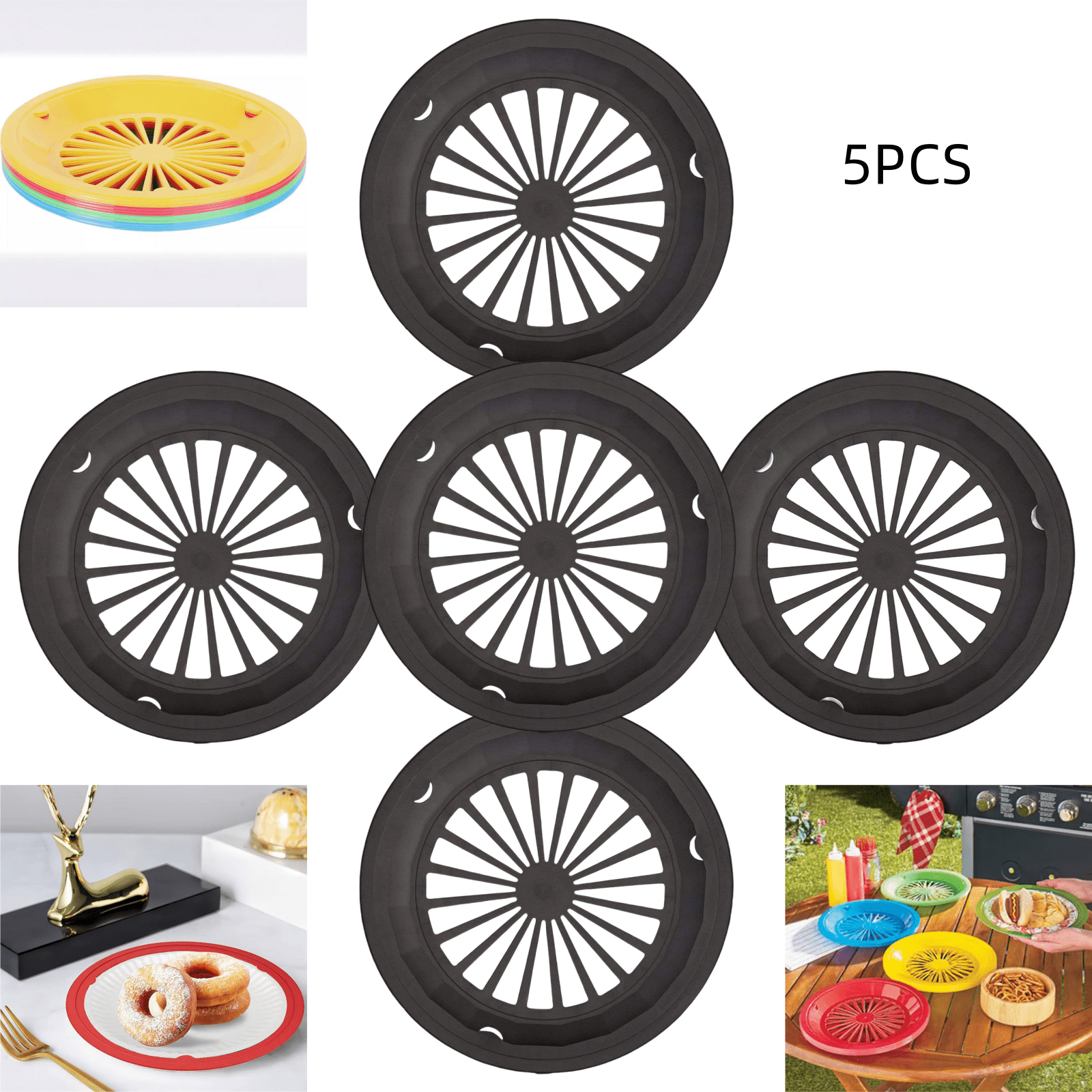 Reusable Paper Plate Holders - Paper Plates Heavy Duty Supports Base ...