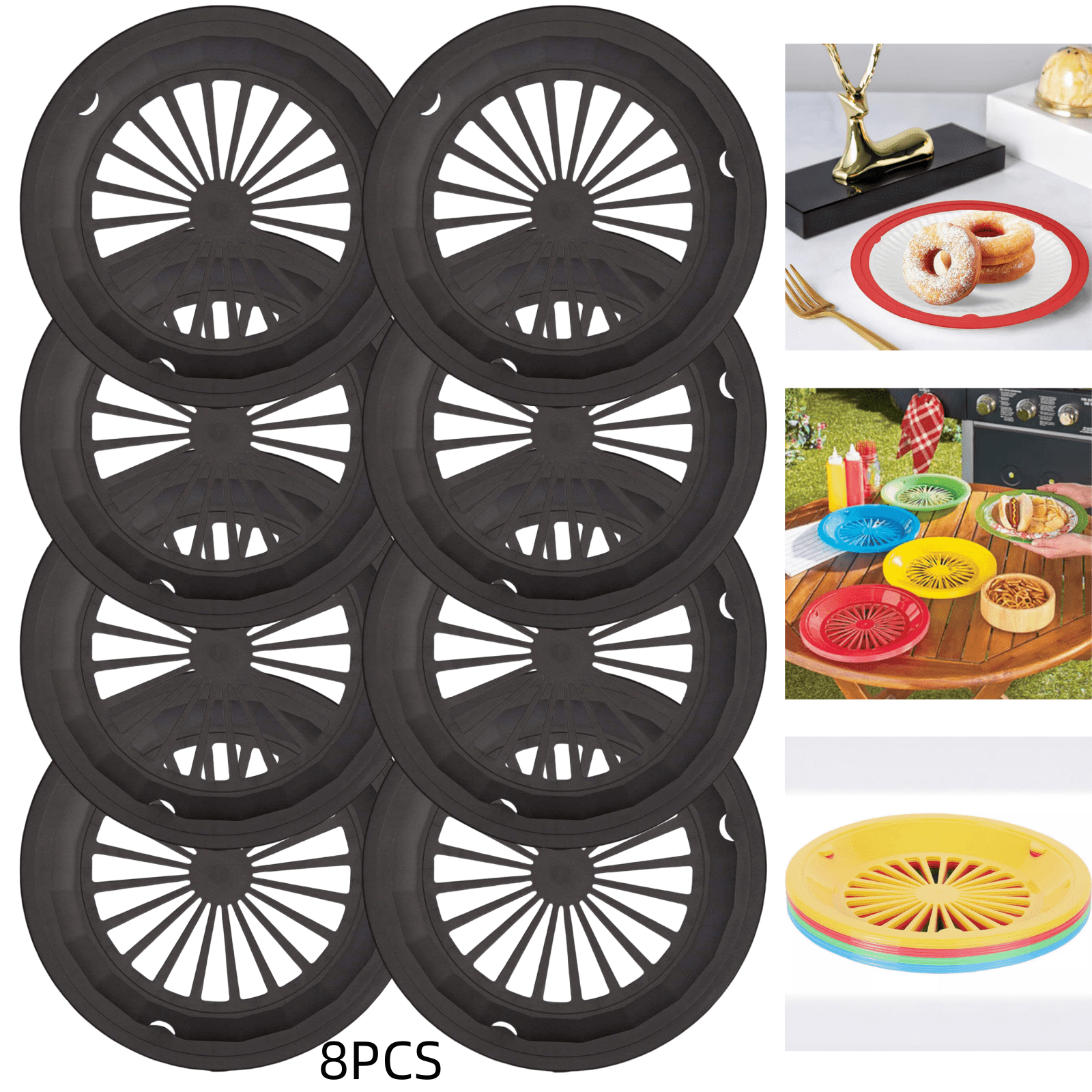 Reusable Paper Plate Holders - Paper Plates Heavy Duty Supports Base ...