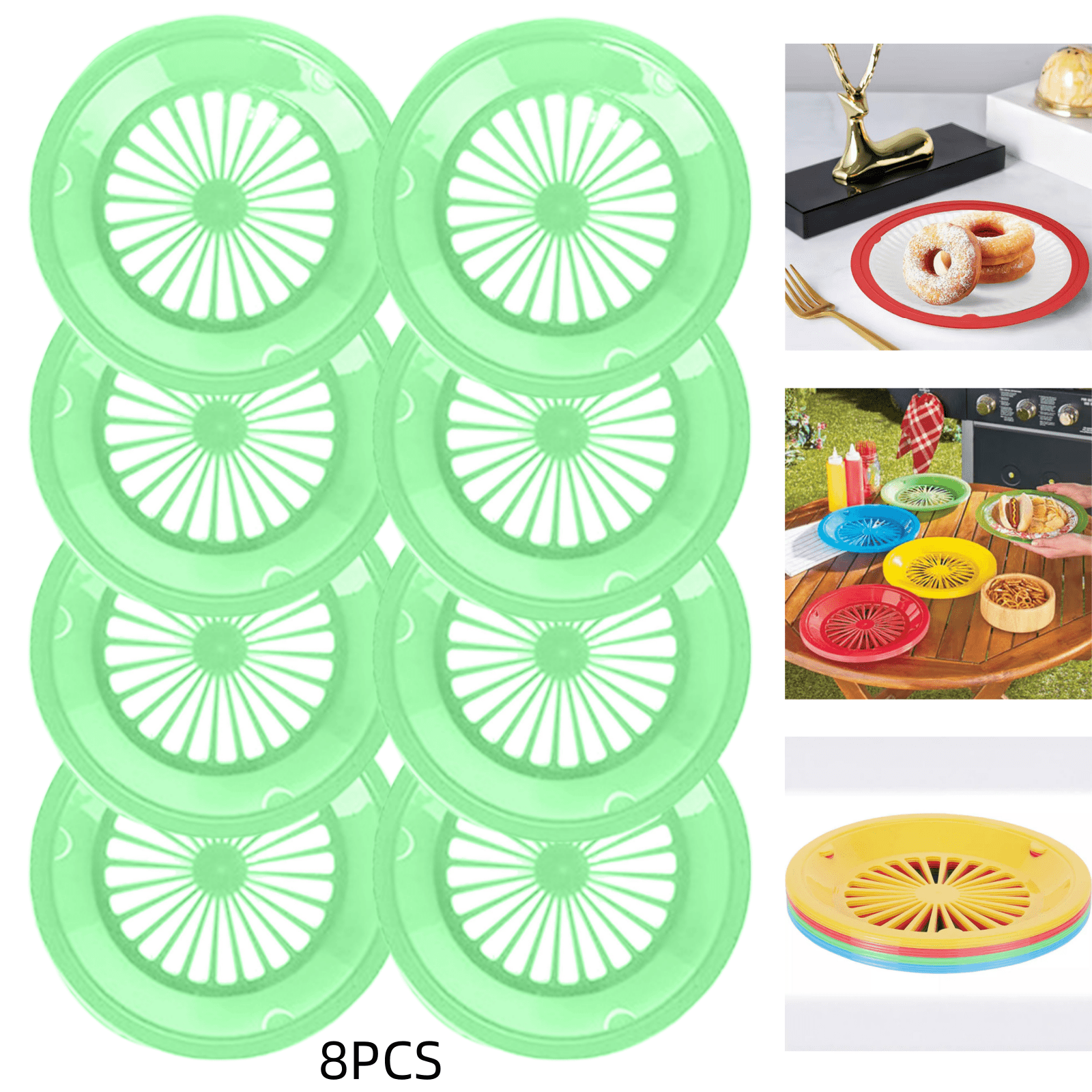 Reusable Paper Plate Holders - Paper Plates Heavy Duty Supports Base ...