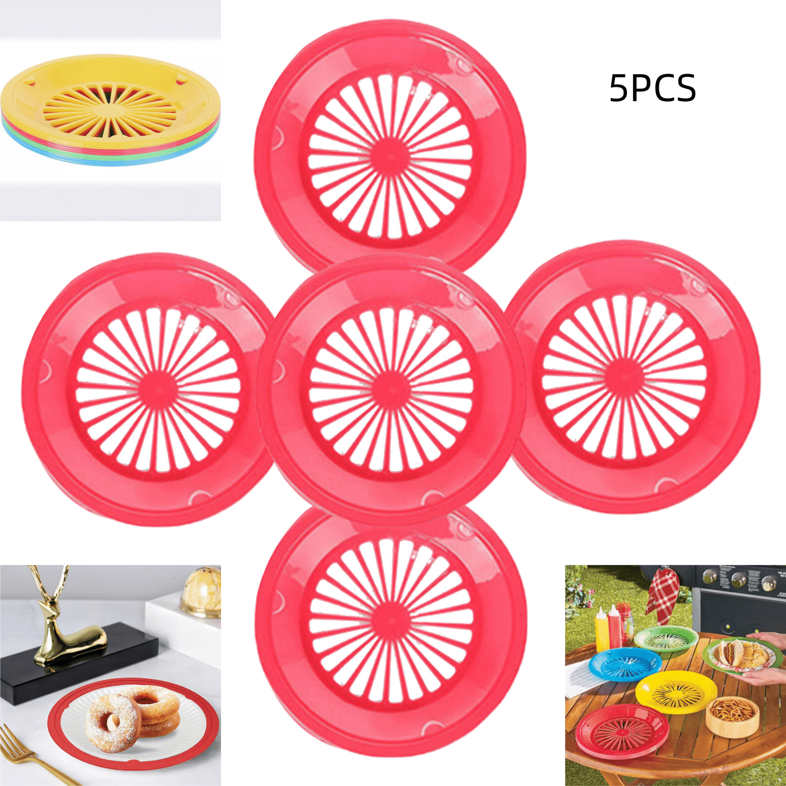 Reusable Paper Plate Holders - Paper Plates Heavy Duty Supports Base ...