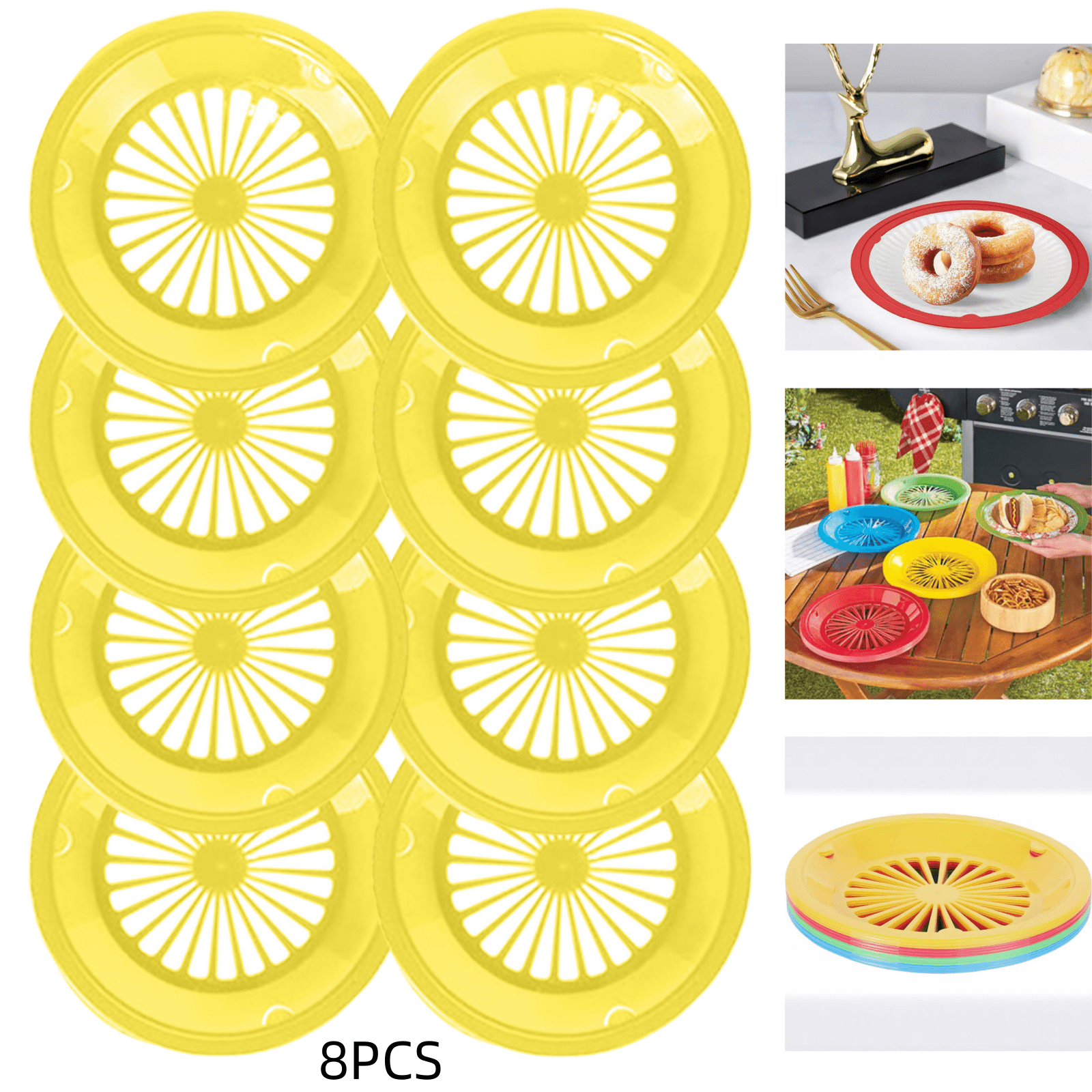 Reusable Paper Plate Holders - Paper Plates Heavy Duty Supports Base ...