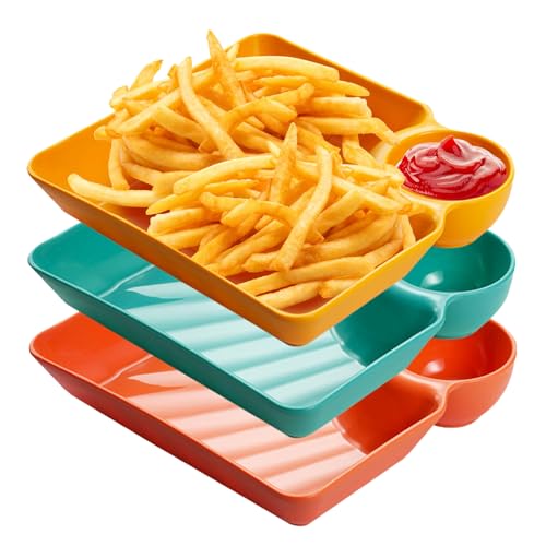 Reusable Party Serving Trays and Platters Chip and Dip Platter Tray 18 ...