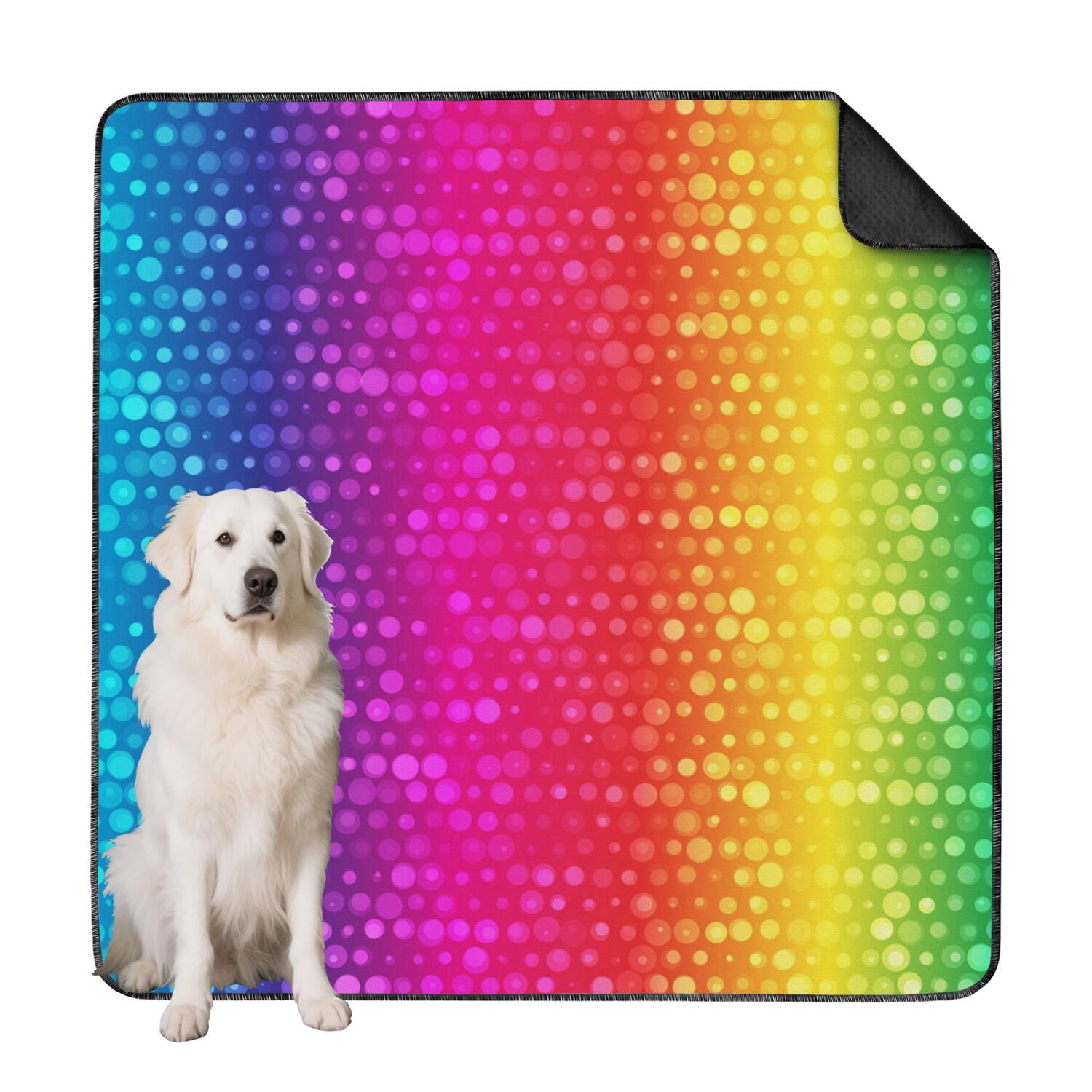 Reusable Pee Pad for Floors, Washable Dog Potty Pad with Skid-Resistant ...