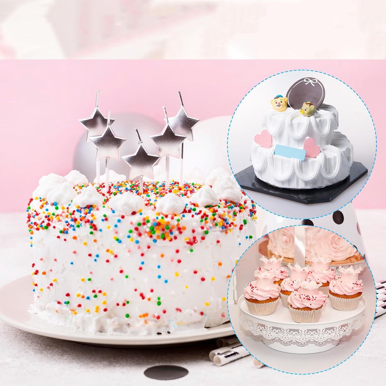 Reusable Pipes and Tips Set, Stainless Steel Ruffle Large Piping Tips ...