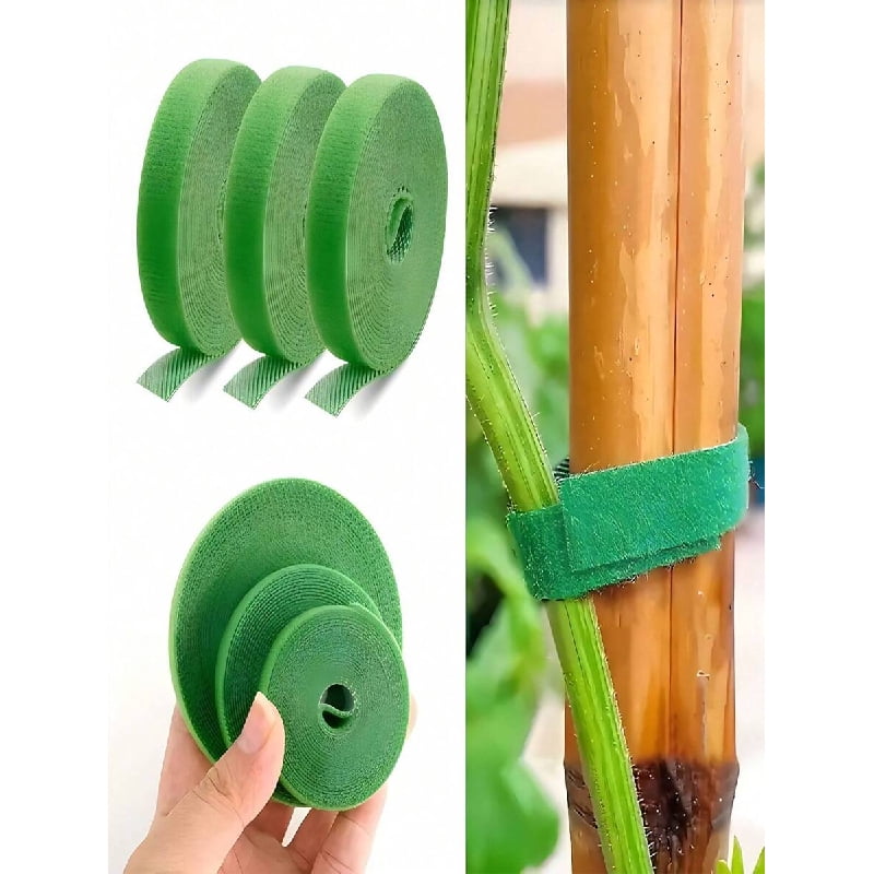 Reusable Plant Support Tape, Small Garden Hook-And-Loop, Plant Tape Binding Plant Fixed Tree ...