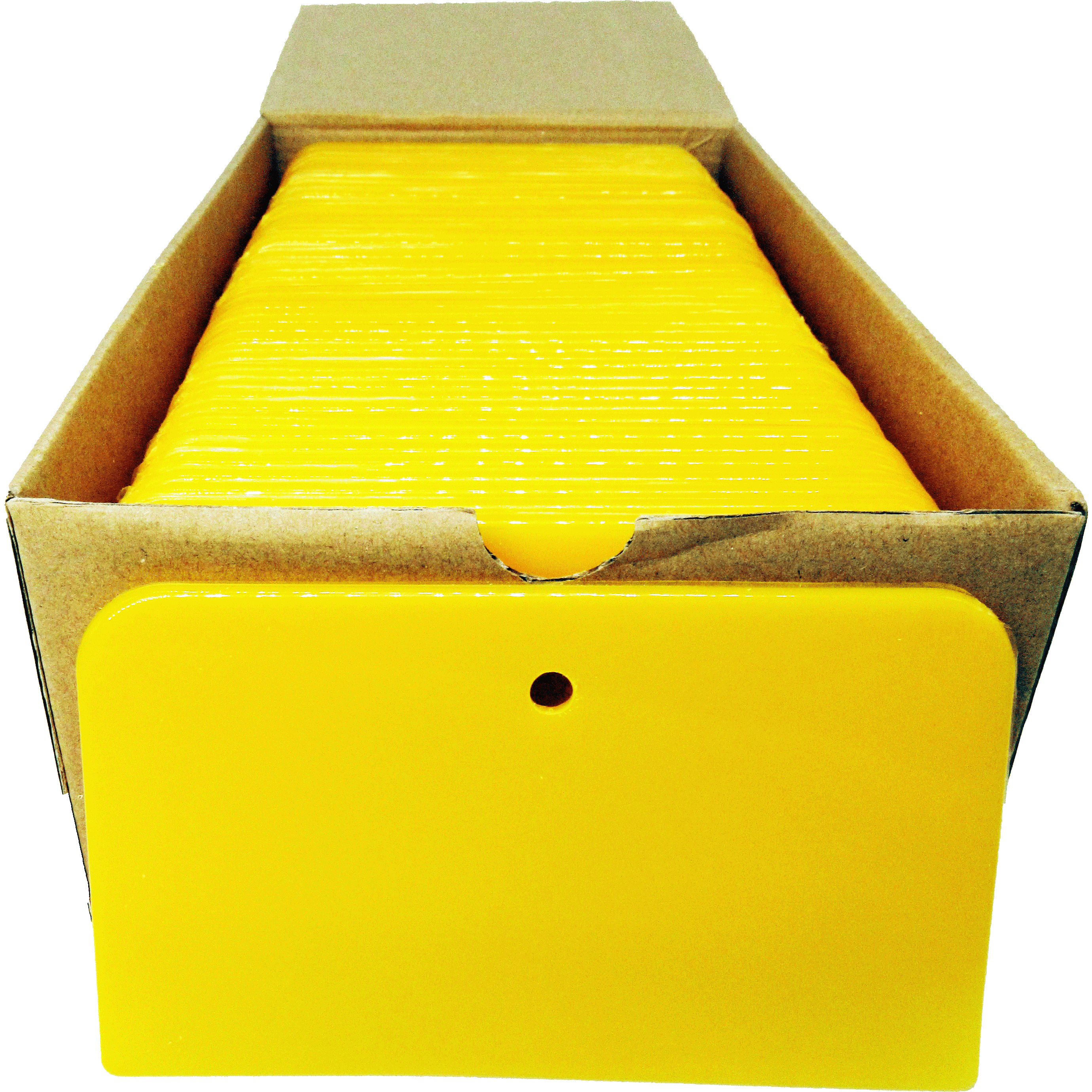 Reusable Plastic Auto Body Filler Yellow Spreaders - Sizes 4"; 5"; 6 ...