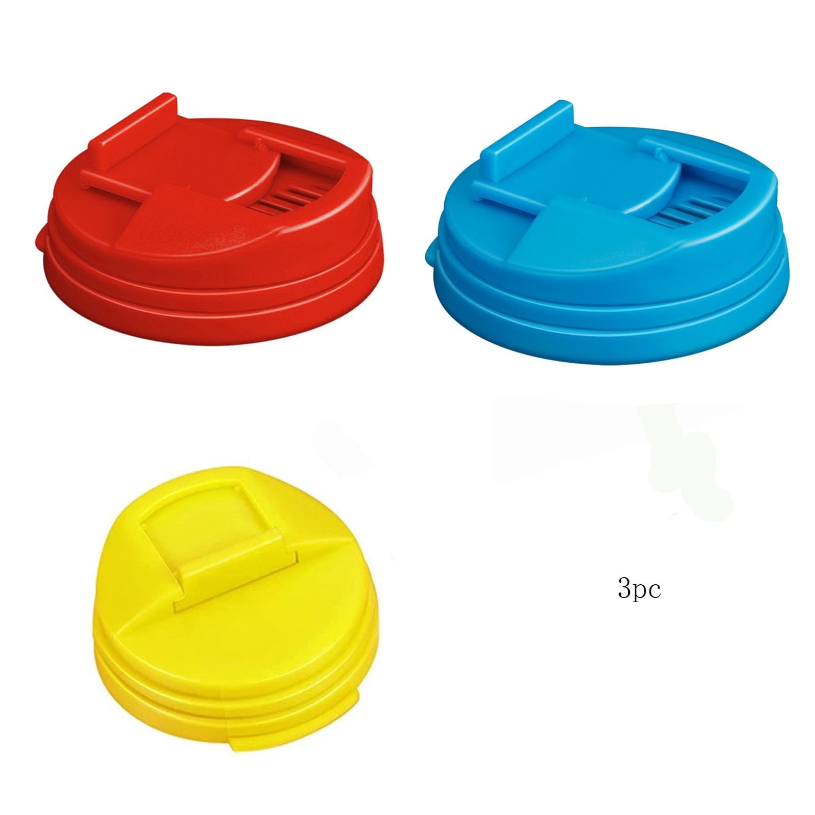 Reusable Plastic Can Lid Protector - Leakproof Drink Cover for Soda ...