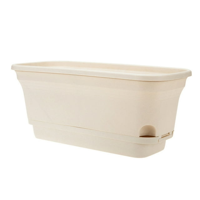 Reusable Plastic Flower Pots Large Capacity Rectangular Plants ...