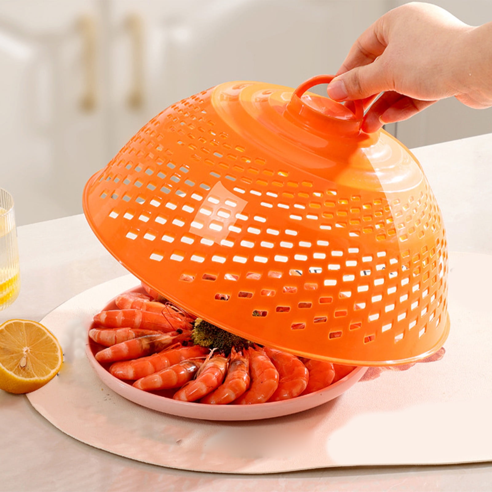 Reusable Plastic Food Covers | 3-Pack Mesh Food Tents for Bowls ...