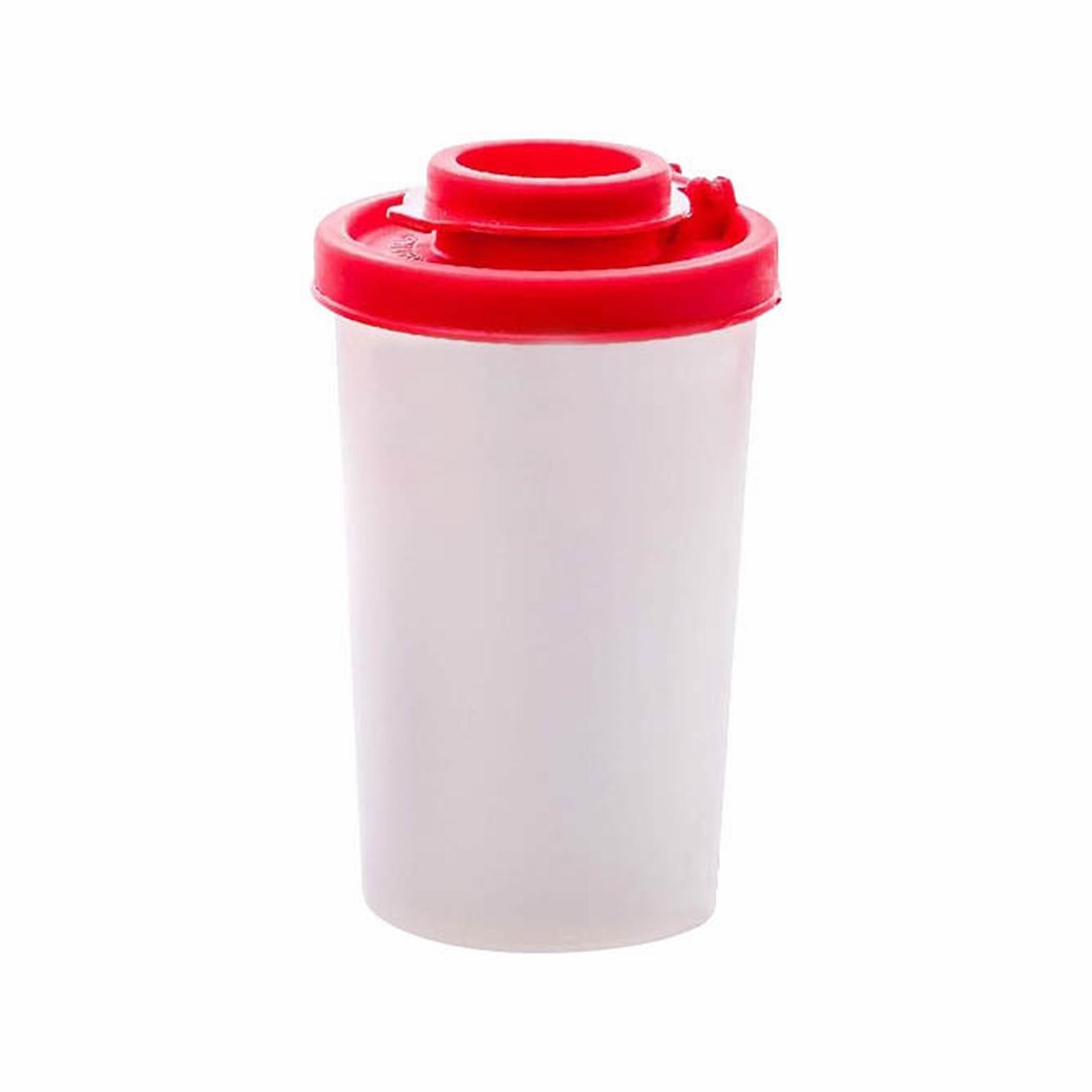 Reusable Mini Salt and Pepper Shaker Set - Clear, Spill - Proof, Ideal ...