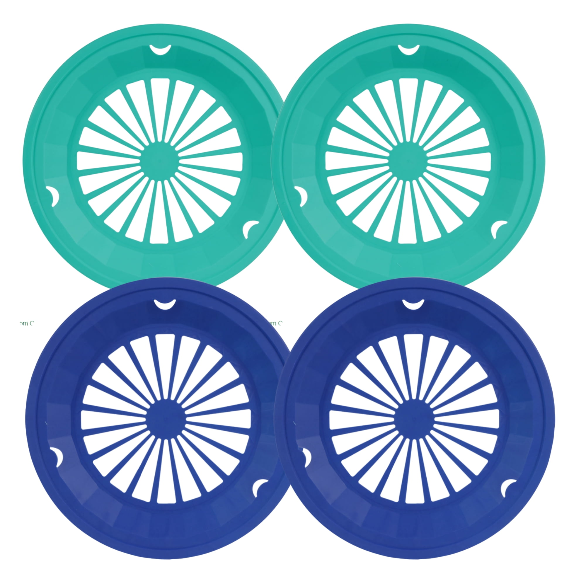 Reusable Plastic Plate Holders 10.25 Inches Stackable Durable Sturdy ...