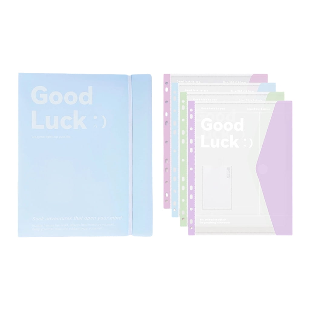 Reusable Plastic Pocket Folders For A4 Documents Flexible Refillable ...