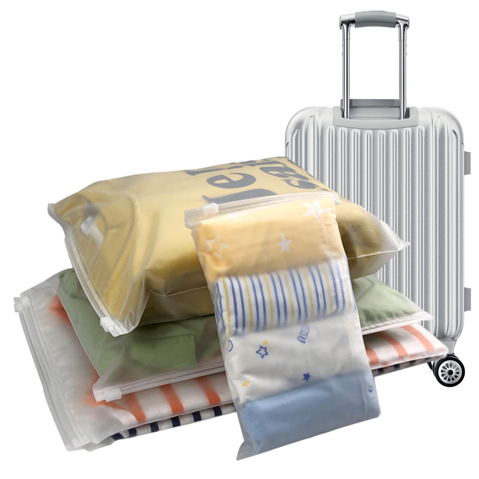 Reusable Plastic Travel Storage Bags, Clothes Packaging With Breathable ...