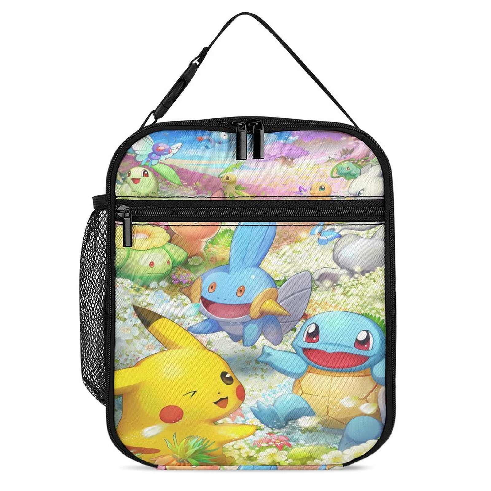Reusable Pokemon_Pika Lunch Bags, Cartoon Lunch Bag Anime Tote Bag ...