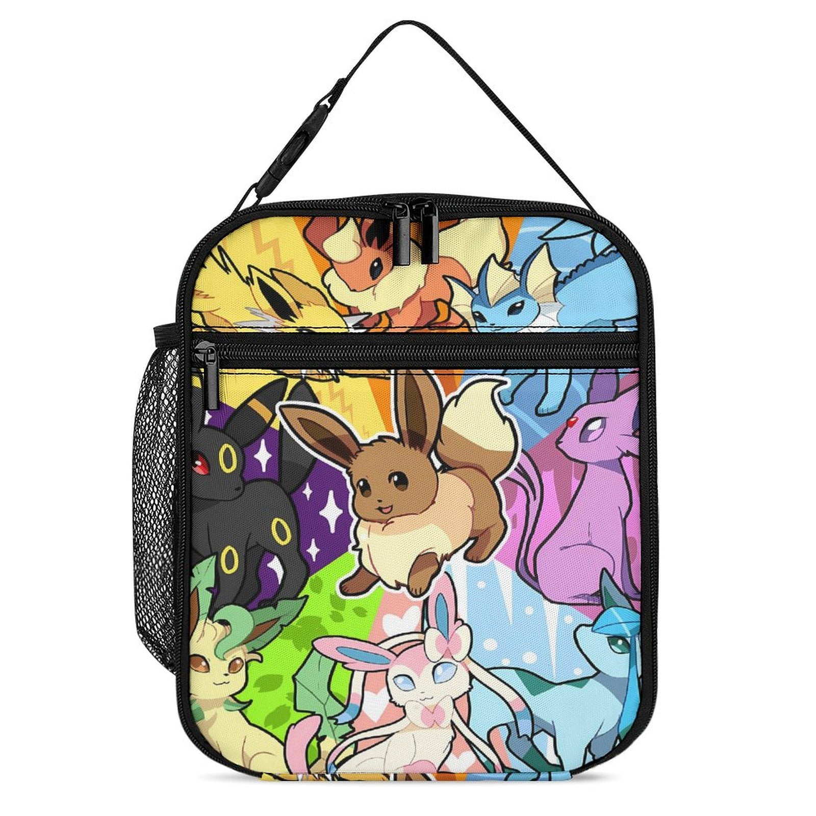 Reusable Pokemon_ee-ve Lunch Bags, Cartoon Lunch Bag Anime Tote Bag ...