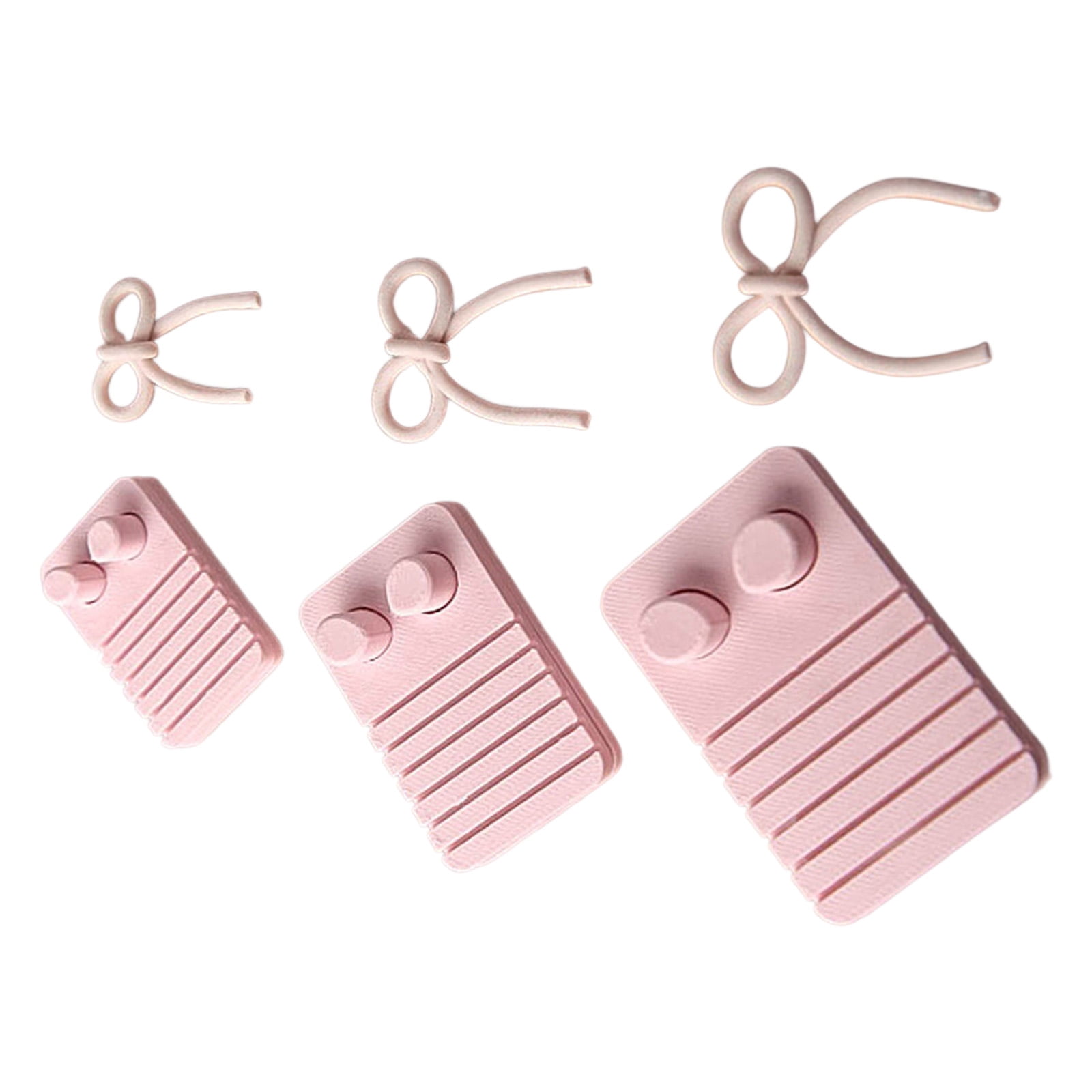 Reusable Polylactic Acid Clay Moulds with Bowknot Template & Line ...