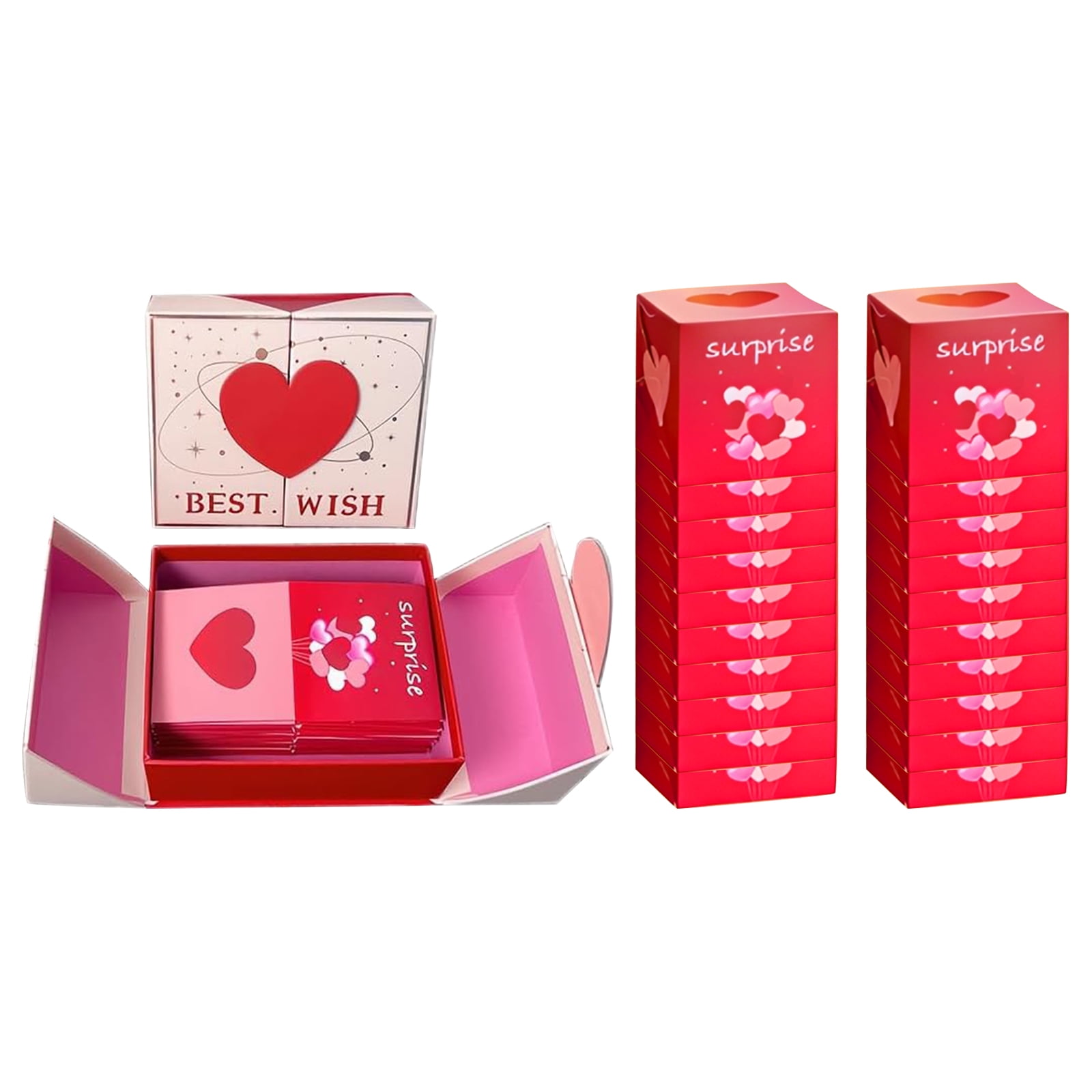 Reusable Pop-Up Surprise Gift Box With Coin Storage, Storage, Portable ...