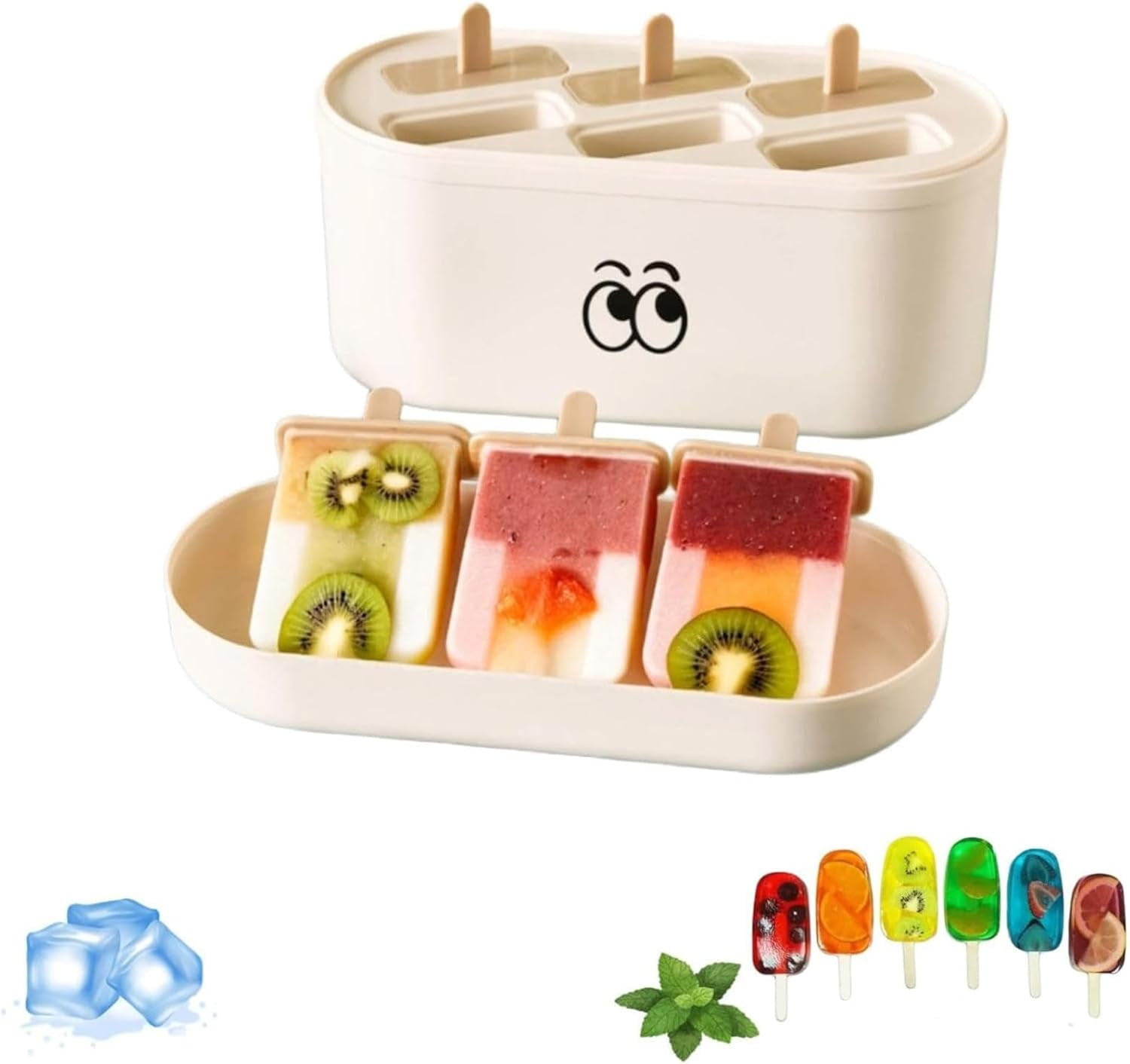 Reusable Popsicle Molds, Homemade Popsicle Maker, DIY Popsicle Forms ...