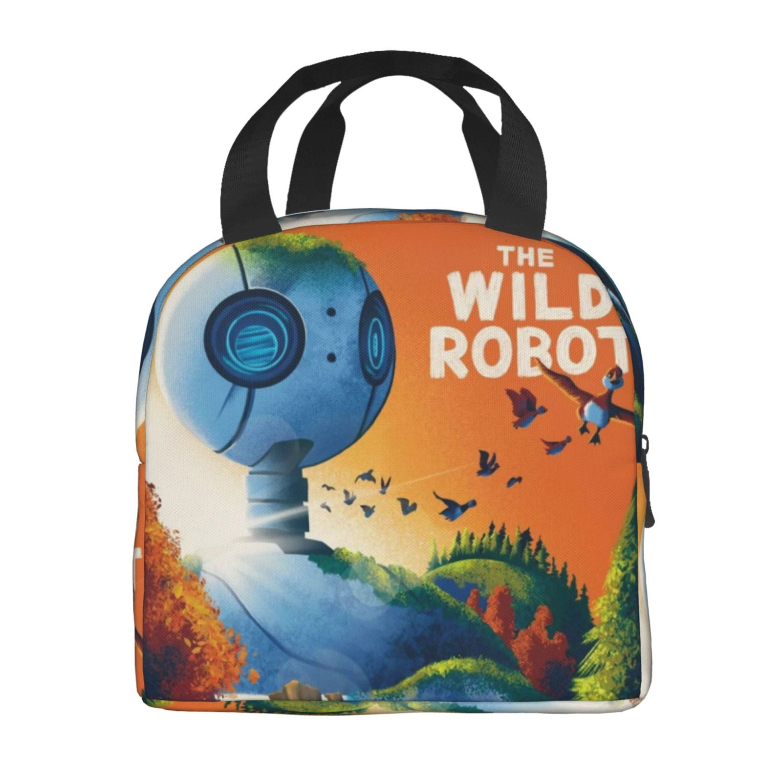 Reusable Portable The Wild Robot Insulated Lunch Box ,Lightweight ...