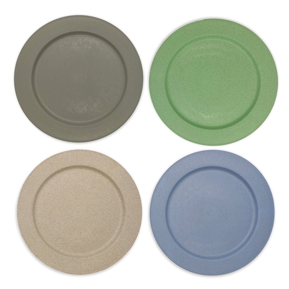 Reusable Pottery Style Plate, 25 Cm Unbreakable Microwave Safe Non ...