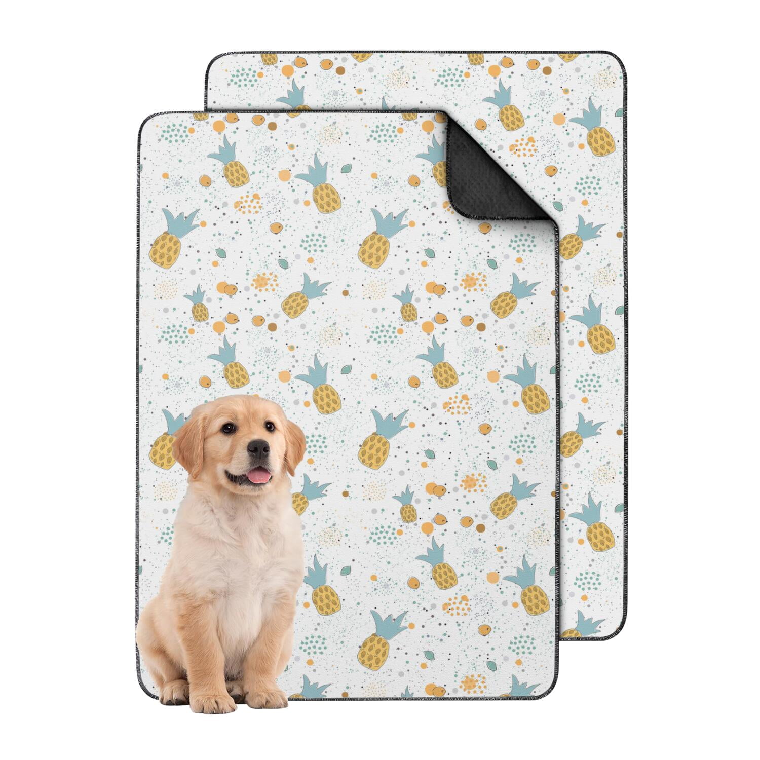Reusable Potty Training Pads Fruit Print, Machine Washable Dog Pee Pad ...