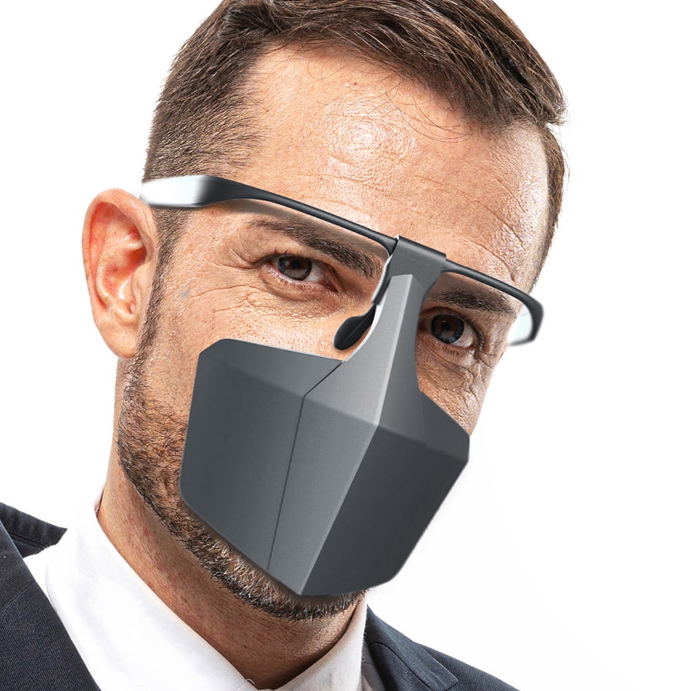 Reusable Protective Face Shield Mask - Breathable, Full Face Coverage ...