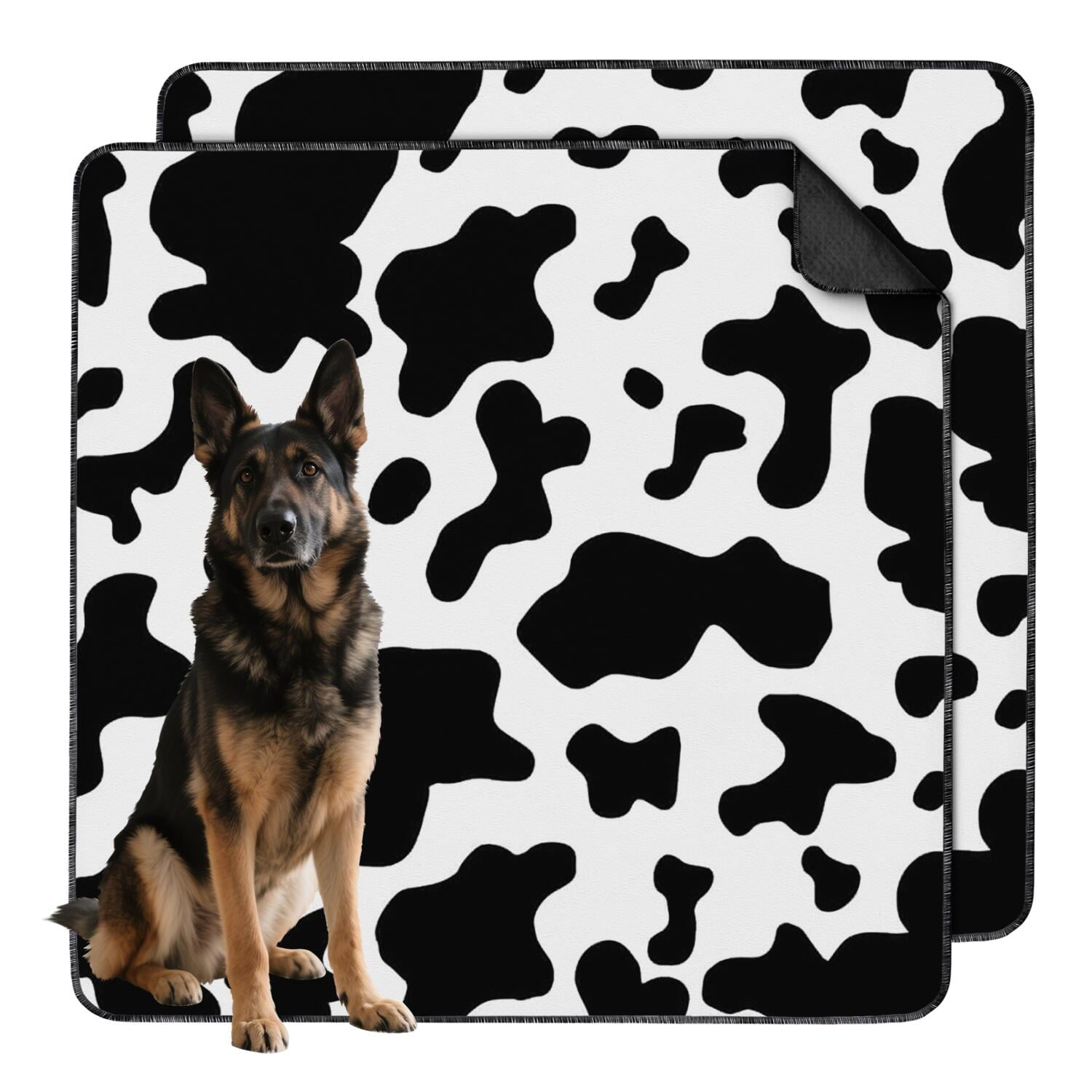 Reusable Puppy Potty Pads Washable, 48"x48" Leopard Print, Non-Slip and ...