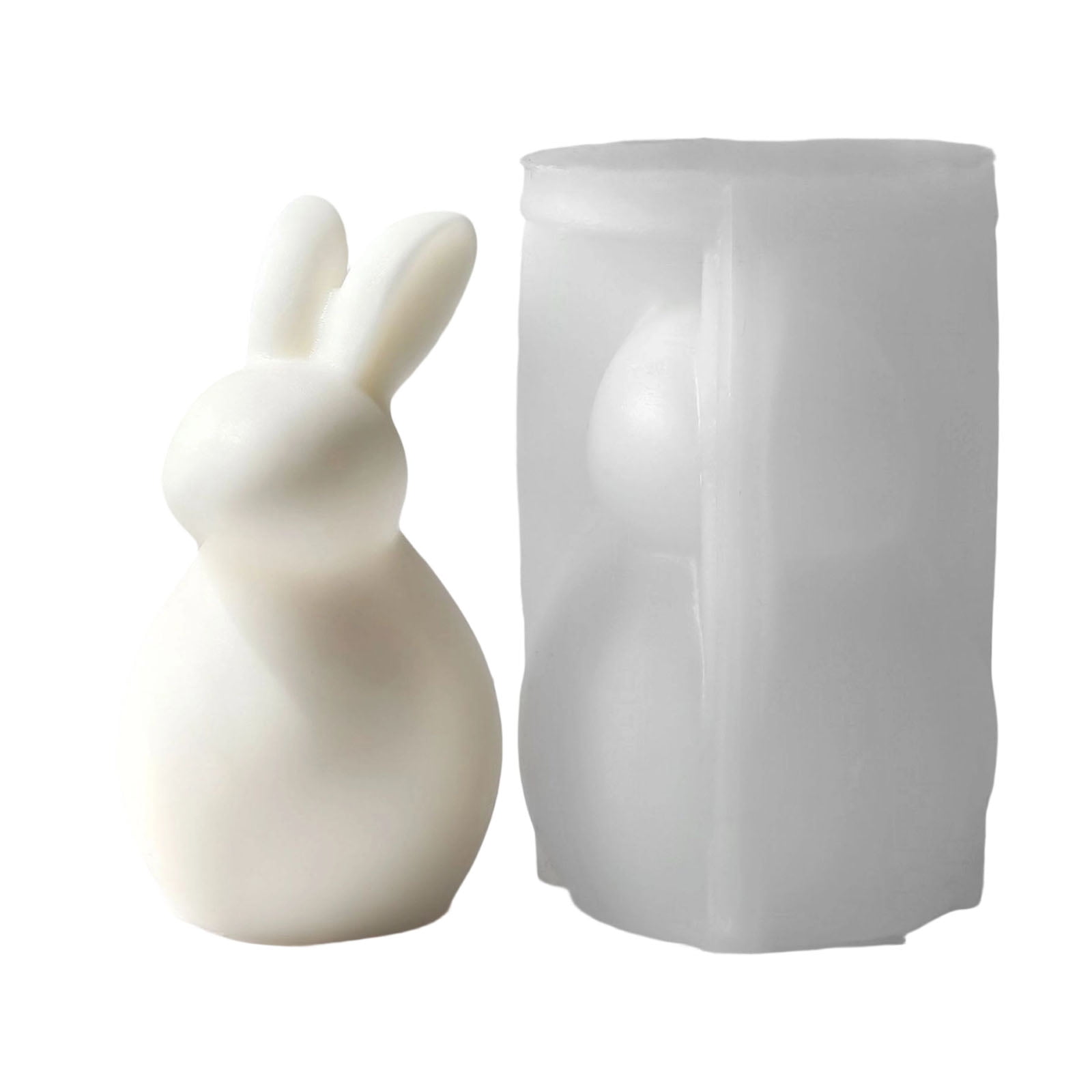 Reusable Rabbits Shaped Silicone Mould Heat Resistant Easy Cleaning ...