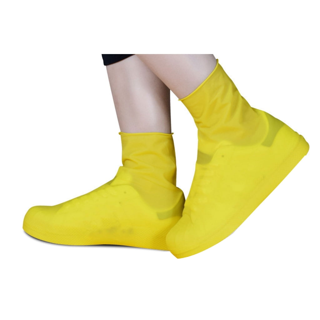 Reusable Rainy Season Silicone Rain Boot Thickened Nonslip Latex Rain ...
