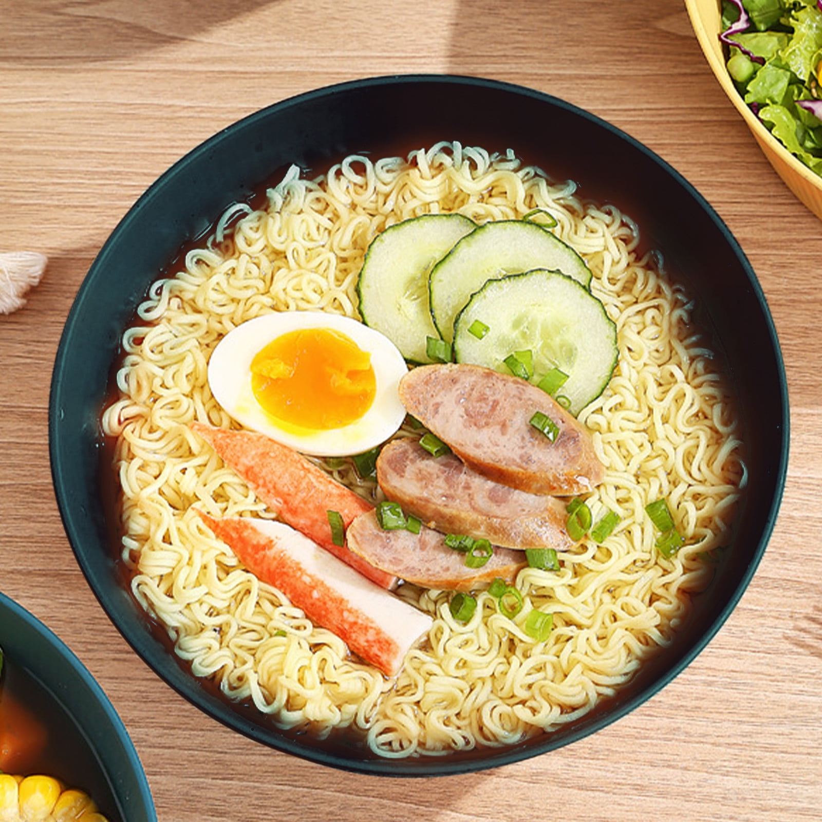 Reusable Ramen Bowls Plastic, Serving Bowls for Salad, Essential ...