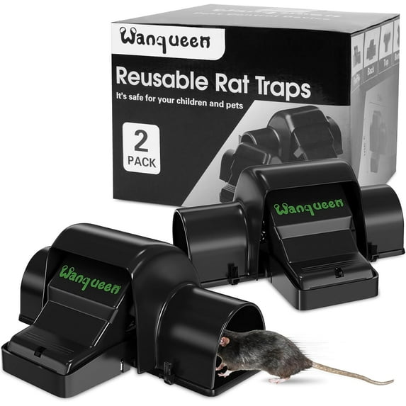 Reusable Rat & Chipmunk Traps, Prevents Accidental Triggering Mouse ...