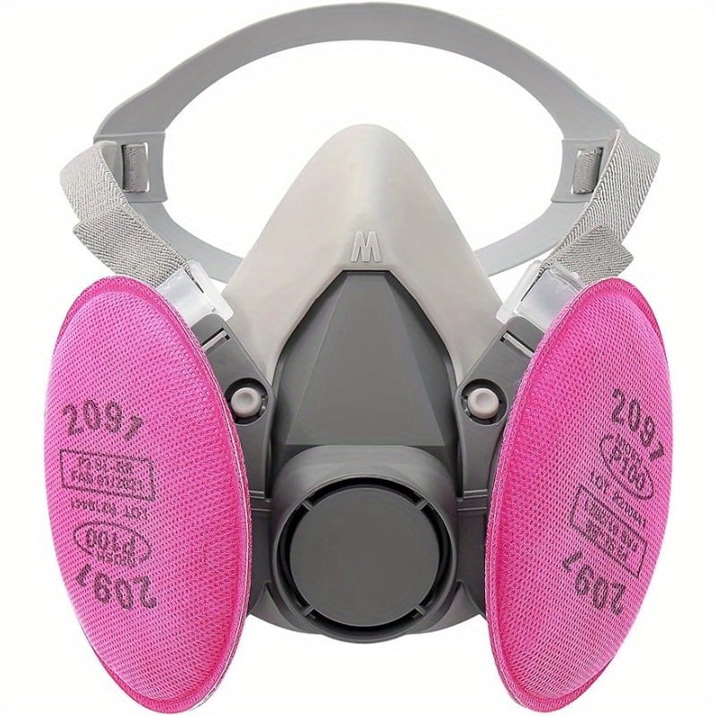 Reusable Respirator, Dust Respirator With Filter 2091 For Painting ...