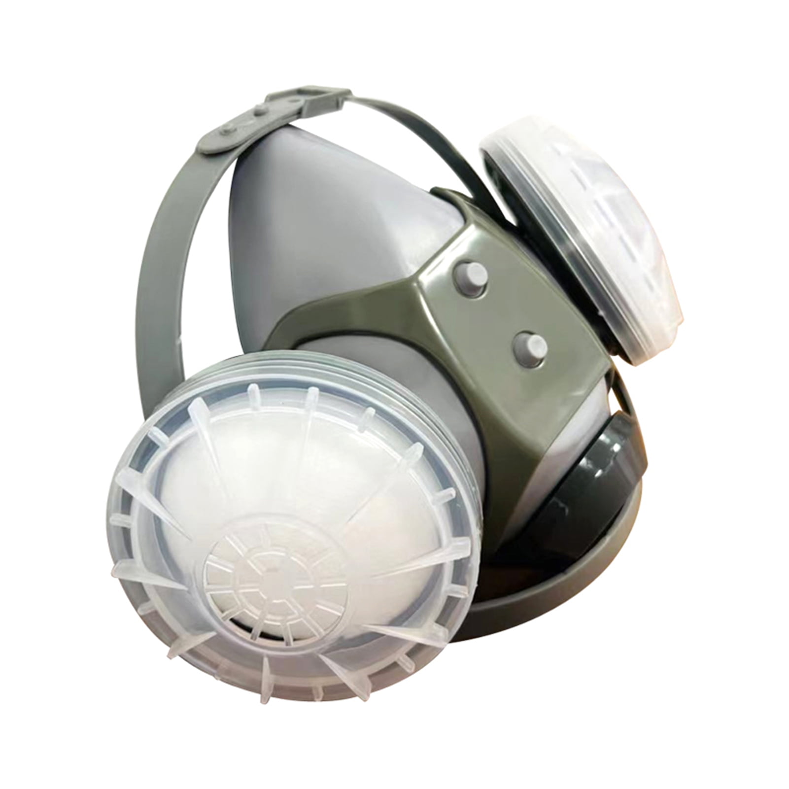 Reusable Respirator Half Facepiece Gas Mask Breathing Protection ...