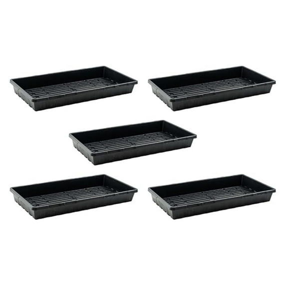Reusable Seed Starting Trays - Extra Strength No Holes Trays, 5-Pack ...