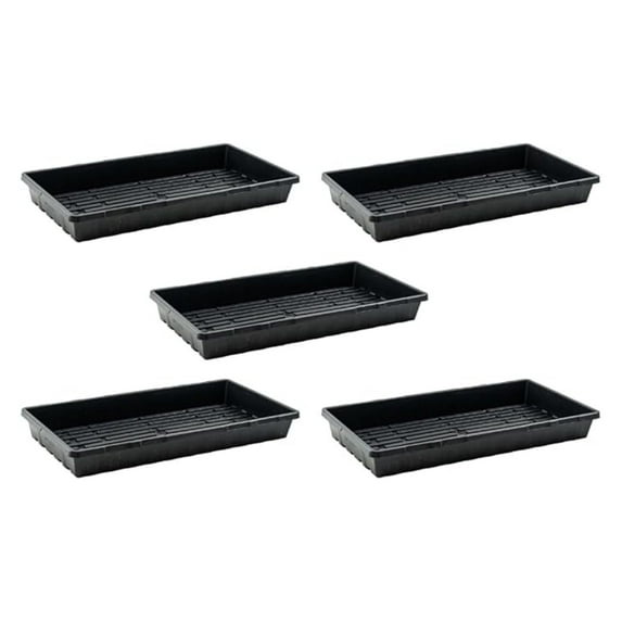 Reusable Seed Starting Trays - Extra Strength No Holes Trays, 5-Pack ...