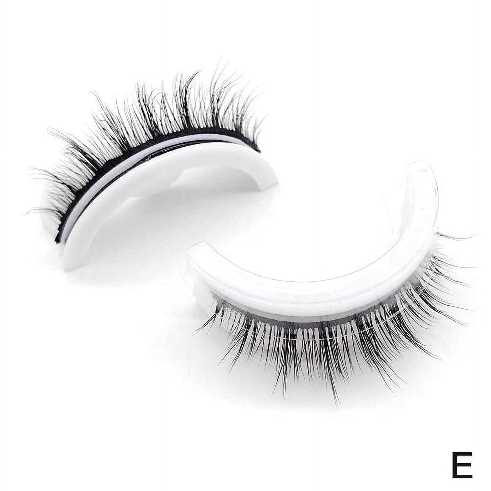 Reusable Self-Adhesive Eyelashes Natural Lashes B9Q1 - Walmart.com