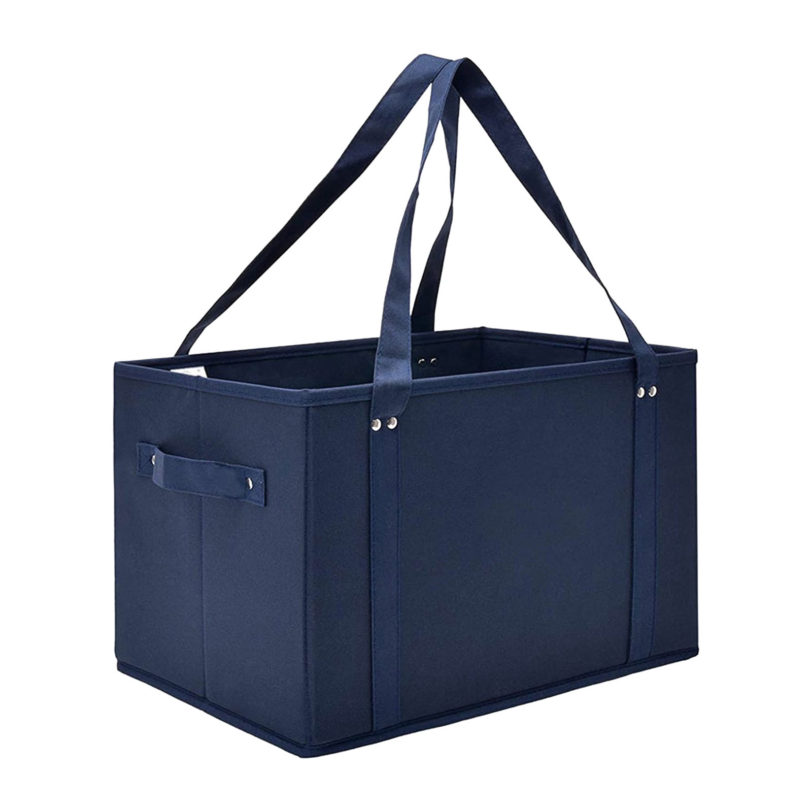 Reusable Shopping Bag - Blue Folding Shopping Tote Versatile Storage ...